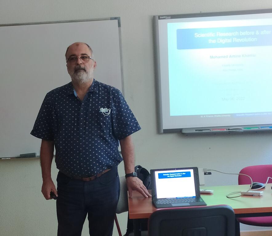 El matemático Mohamed Amine Khamsi visita nuestro Departamento ...